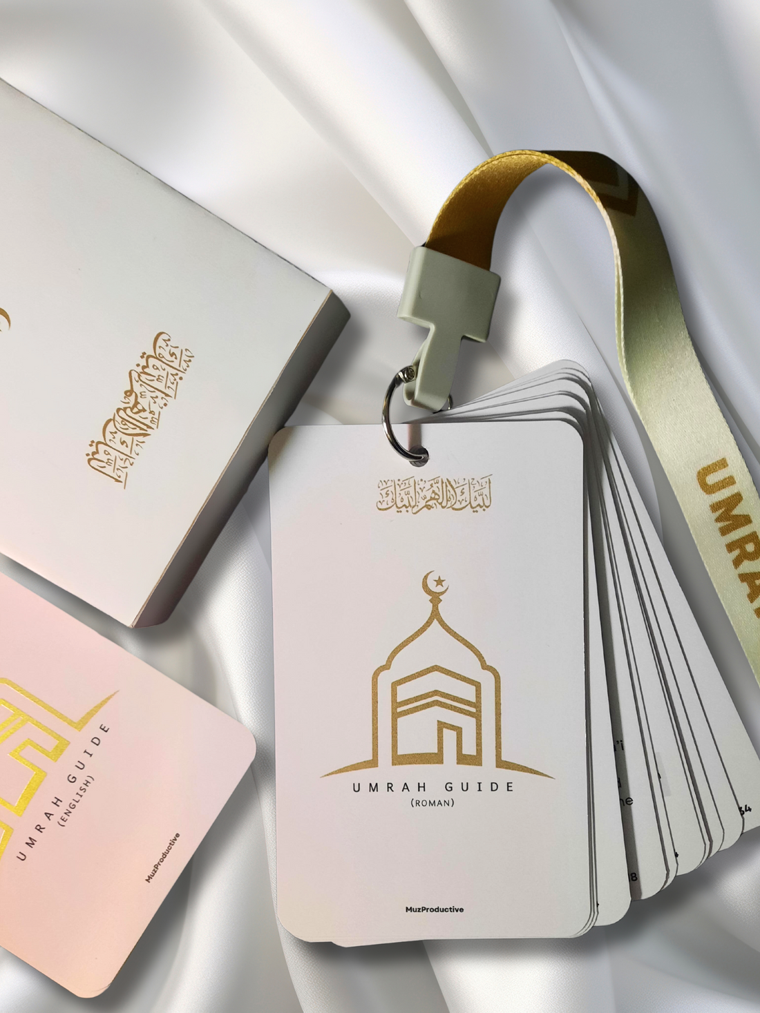 English Umrah Dua Cards with a Lanyard – muzproductive